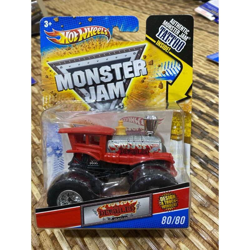 Hot Wheels Monster Jam Tattoo Inside Derailed | Shopee Malaysia