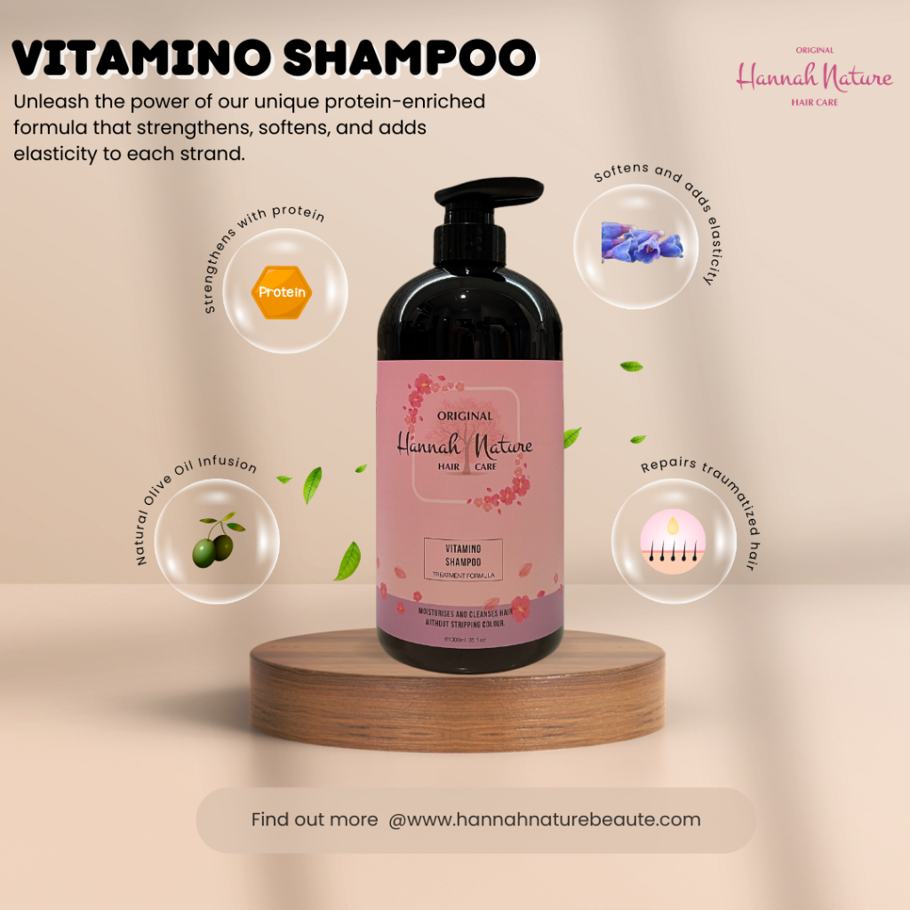 Hannah Nature - Vitamino Shampoo 1L | Shopee Malaysia