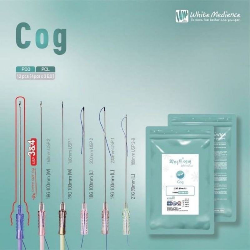 White Medience COG Thread Lift ( LA ) | Shopee Malaysia
