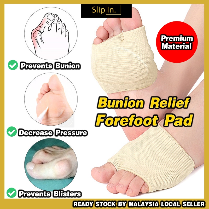 SLIPIN Forefoot Pad Forefoot Cushion Pad Insole Bunion Corrector Bunion ...