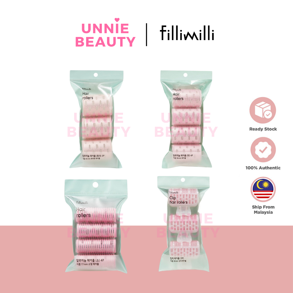 Fillimilli Hair Rollers ( 4 types to choose ) 卷发筒 | Shopee Malaysia