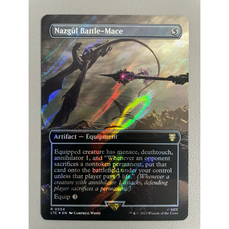 MTG:The Lord of the Rings (LTR) R0554 - Nazgul Battle-Mace (Surge Foil ...