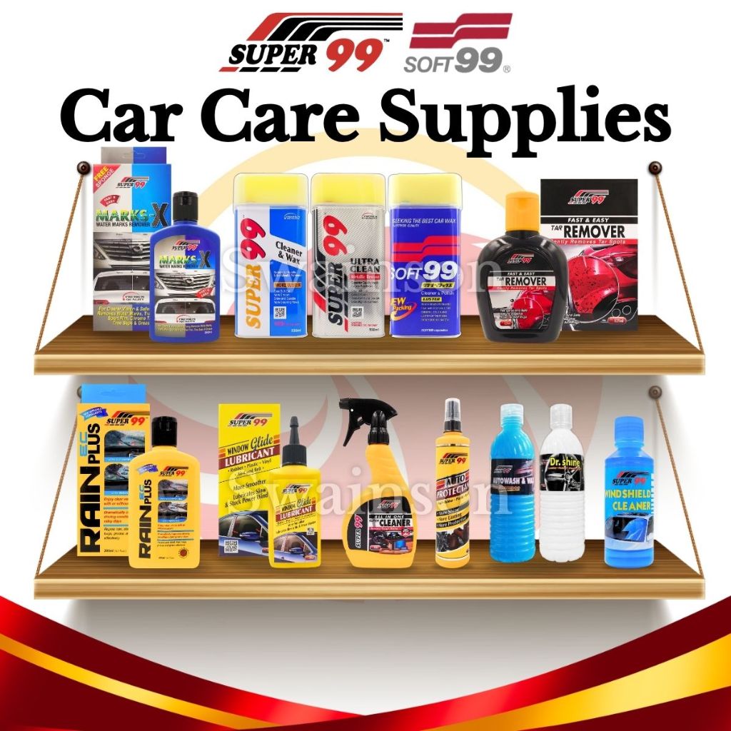 SUPER 99 All Series Ultra Clean / Cleaner Wax Metallic Restore Car ...