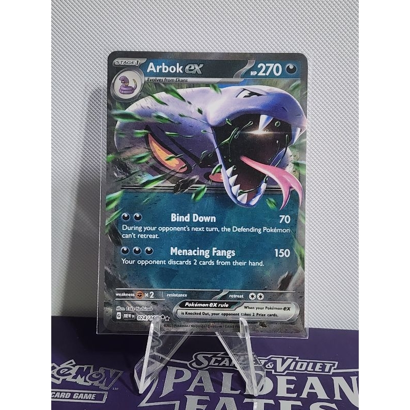2023 Arbok Ex Card (Rare Holo) | Shopee Malaysia