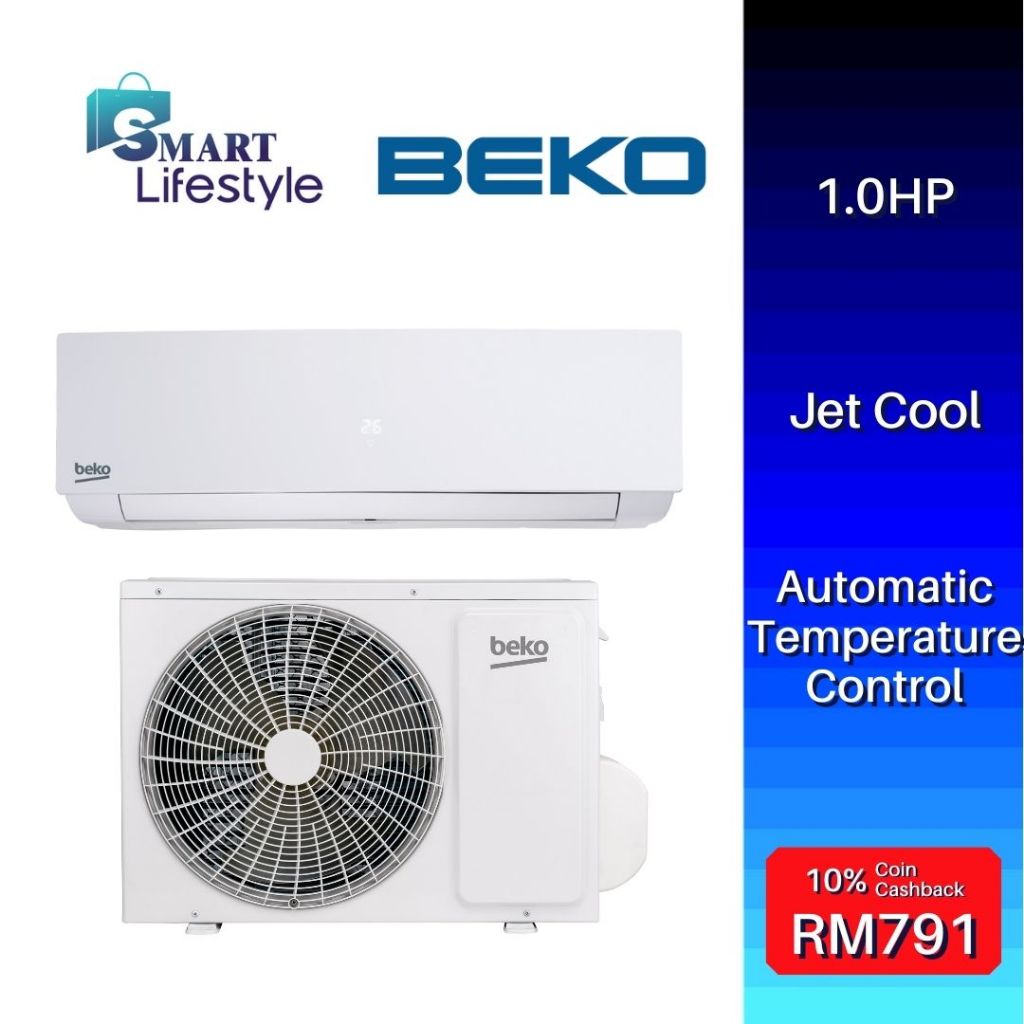 Beko Air Conditioner R32 Non-Inverter (1.0HP) BLFOM 090 | Shopee Malaysia