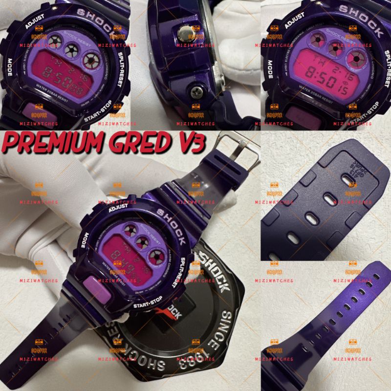 DW6900 CC6 CRAZY COLOUR CC3 SB4 CERMIN KACA Jam Tangan Lelaki Perempuan ...
