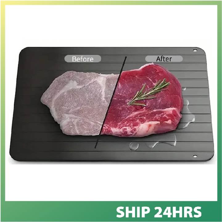 LHOMFast Defrosting Tray Planche Decongelation Thaw Frozen Food Meat ...