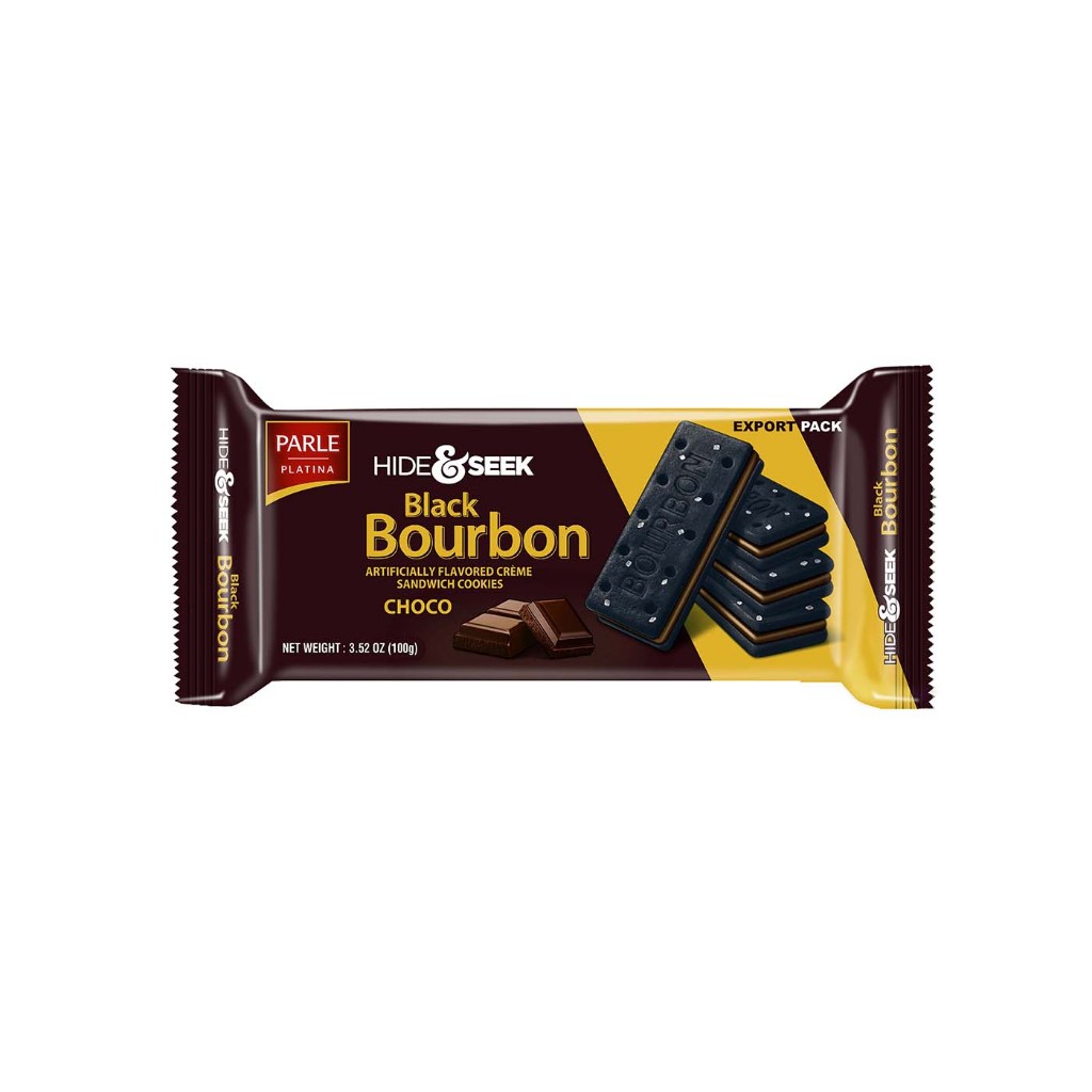 Parle Hide & Seek Chocolate Black Bourbon 100gm Biscuits-Order Now for ...
