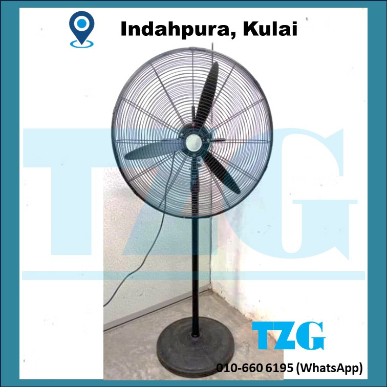 V-TEX (KULAI) 26'' 160W INDUSTRAL STAND FAN 26 INCH 3 FAN BLADE (METAL ...