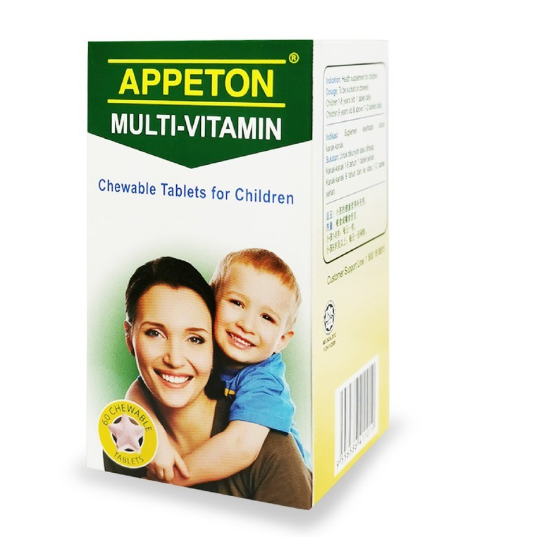 APPETON MULTI-VITAMIN CHEWABLE TABLETS 60S | Shopee Malaysia