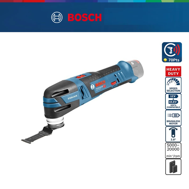 BOSCH GOP 12V-28 Professional Cordless Multi-Cutter SOLO (Without ...