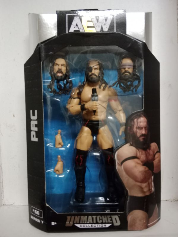 Jazwares AEW Unmatched Series 7 Pac Wrestling Action Figure | Shopee ...