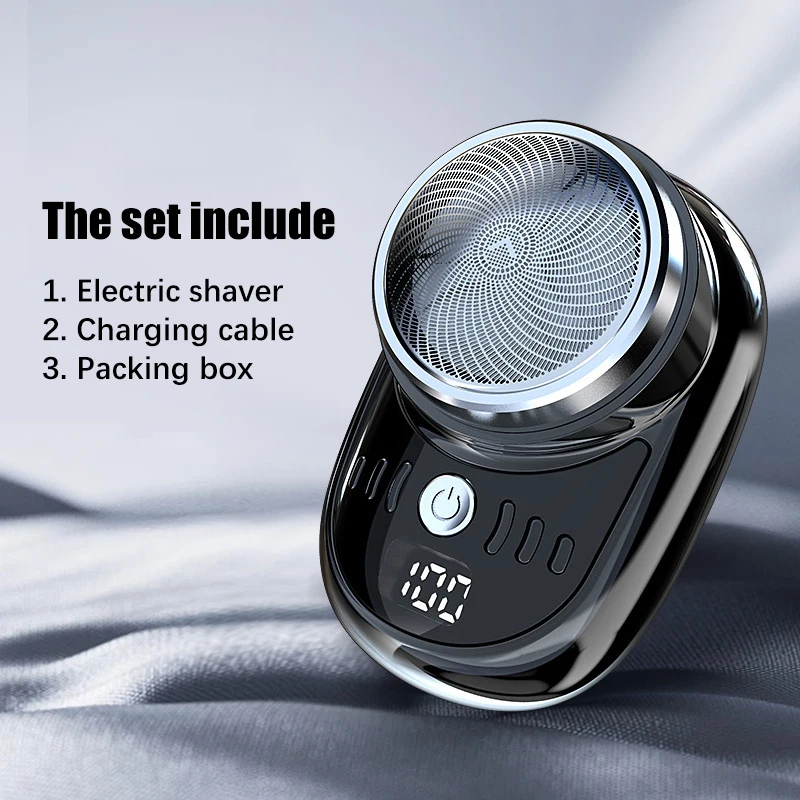 Mini Electric Shaver Portable Pocket Razor Man Travel Attire Washable ...