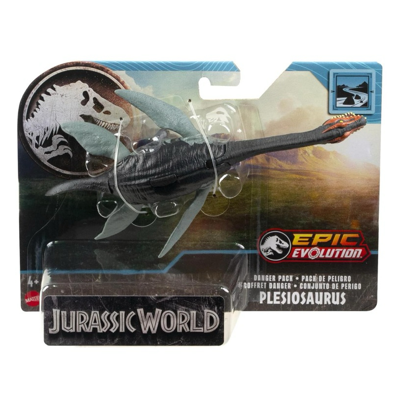 Mattel Jurassic World Epic Evolution Danger Pack Plesiosaurus (New Wave ...