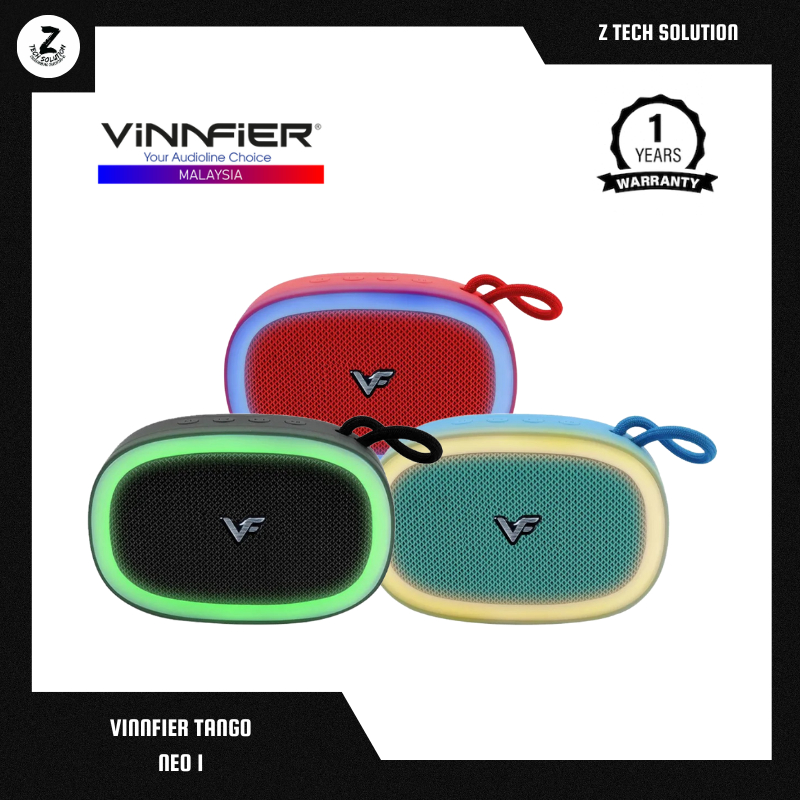 Vinnfier Tango Neo 1 Bluetooth Mini Portable Wireless Speaker | Shopee ...