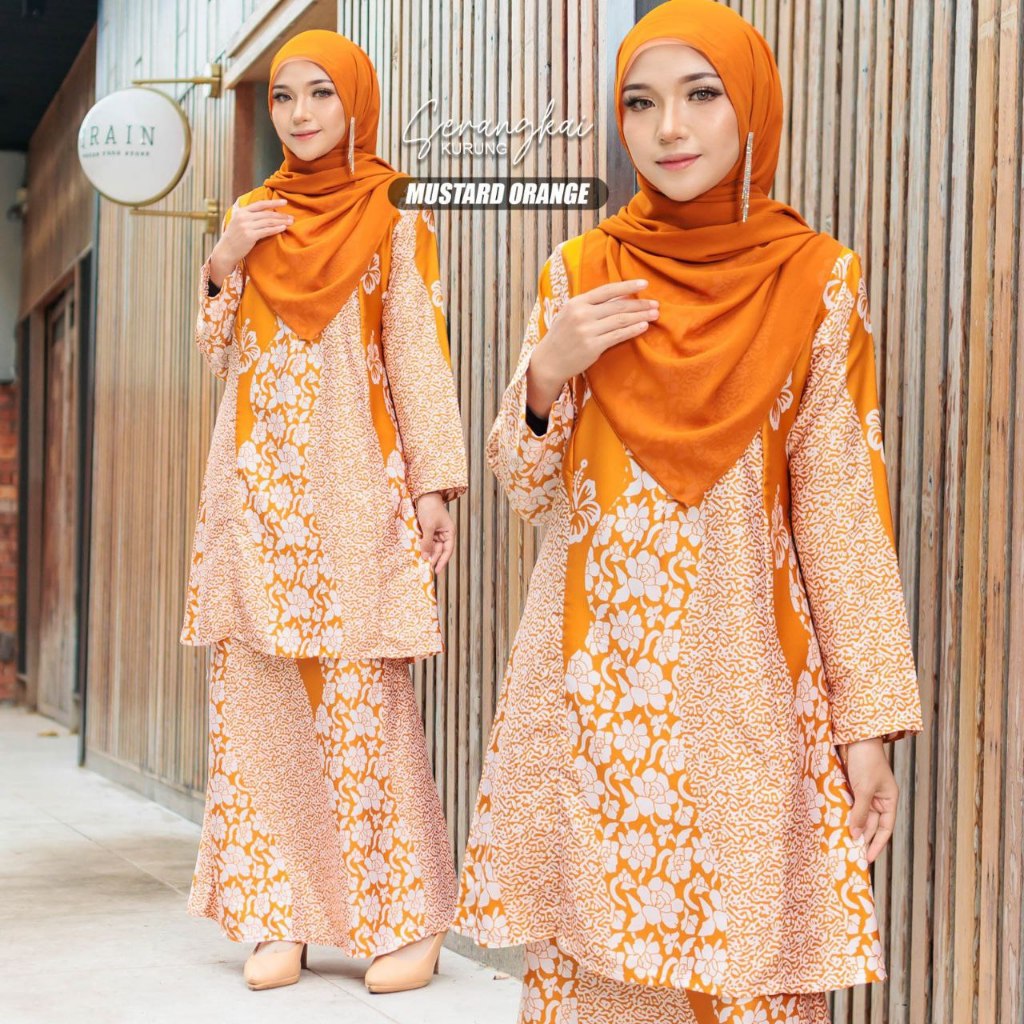 BAJU KURUNG BATIK PLUS SIZE 🔥[KURUNG SERANGKAI] 🔥 | Shopee Malaysia