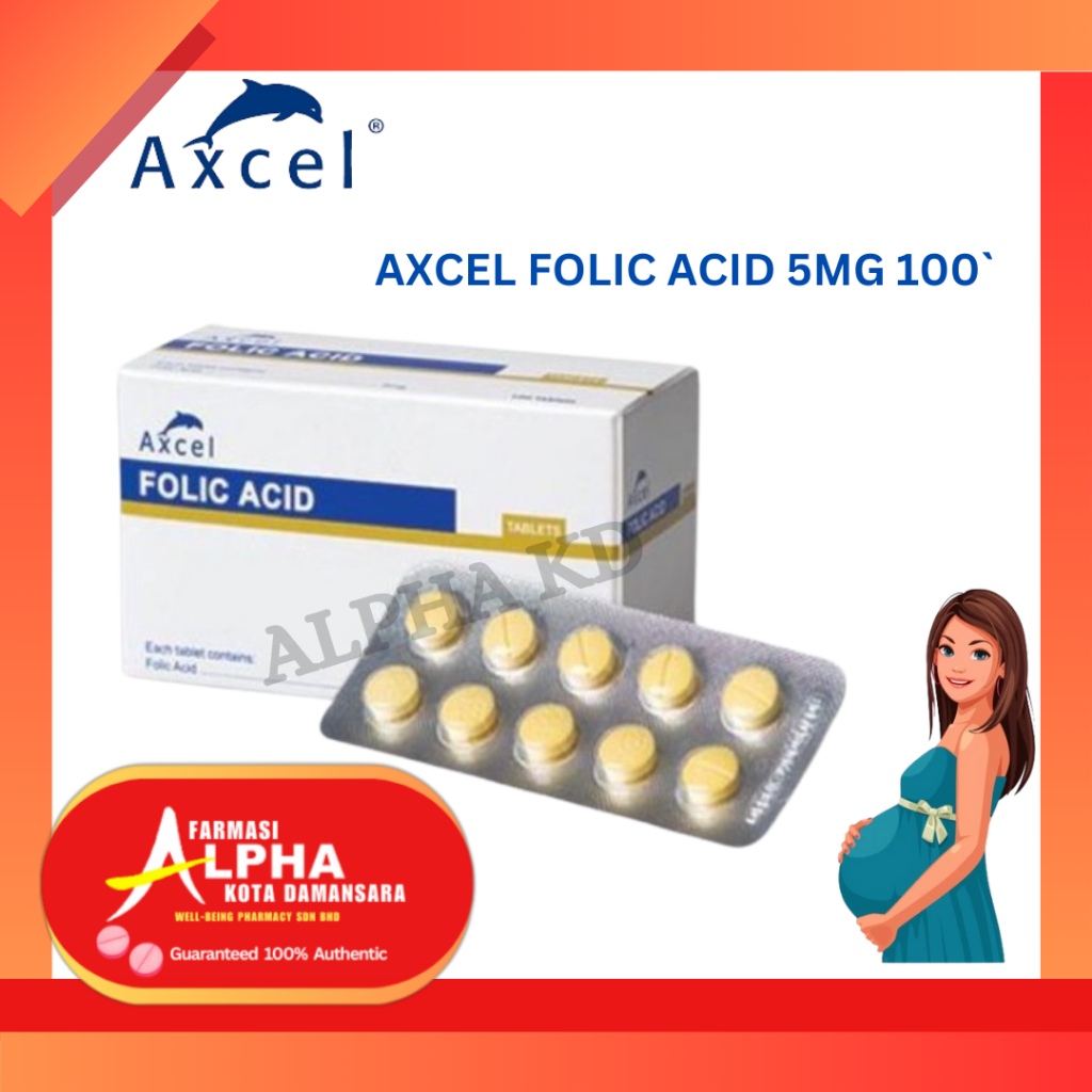 AXCEL FOLIC ACID 5MG TABLETS | Shopee Malaysia