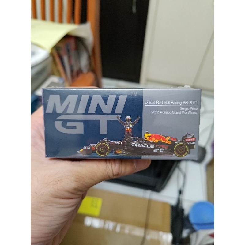 Mini GT Oracle Red Bull Racing RB18 #11 Sergio Perez 2022 Monaco Grand ...