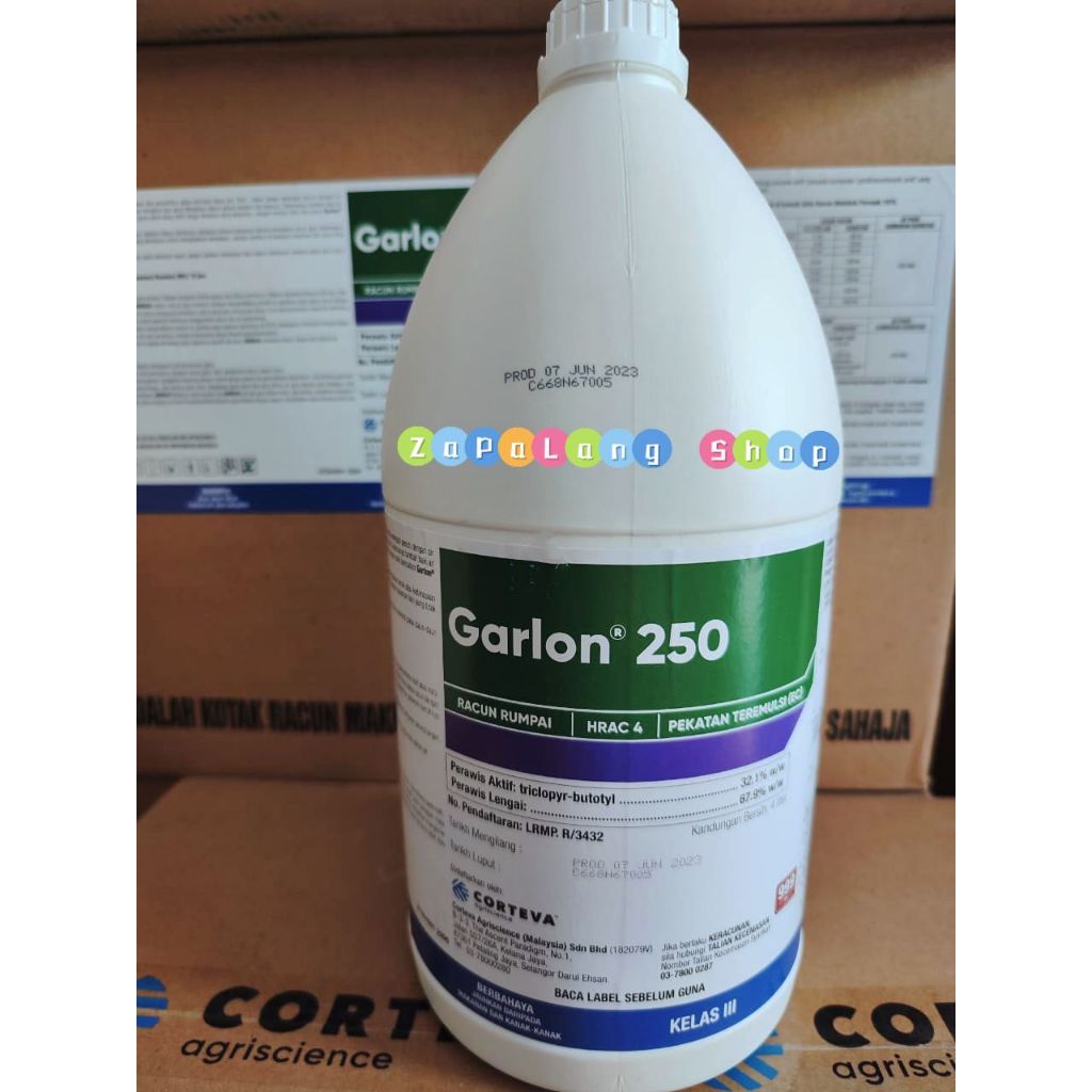 4L Garlon 250 DOW Herbicide Racun Rumpai - bunuh pokok & anak kayu ...