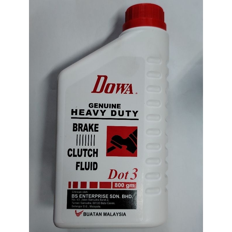 DOWA DOT 3 800ML MINYAK BRAKE MERAH/ BRAKE FLUID | Shopee Malaysia