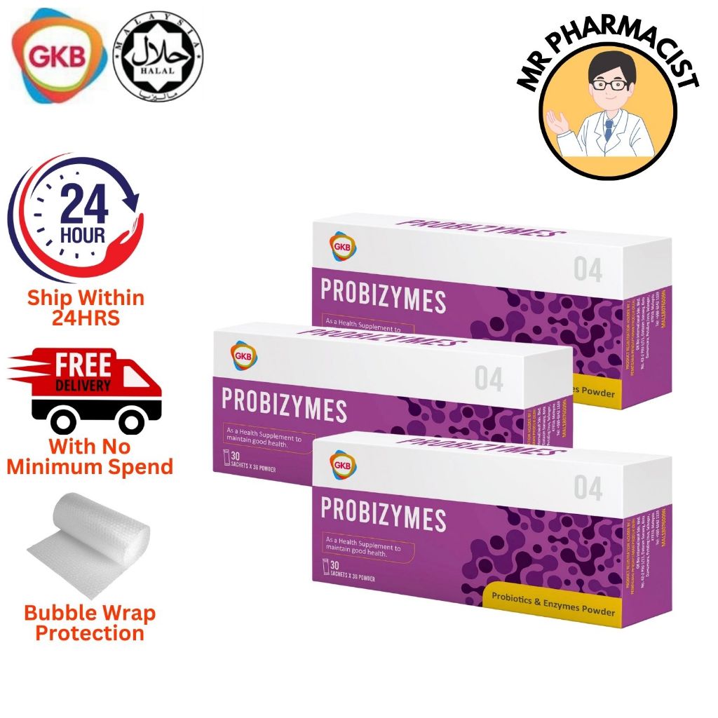 GKB Probizymes 30s (Probiotic & Enzymes Powder) -1 box | Shopee Malaysia