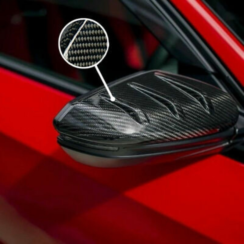 Honda civic FK8 Type R hatchback Dry carbon fiber OEM MUGEN side mirror ...