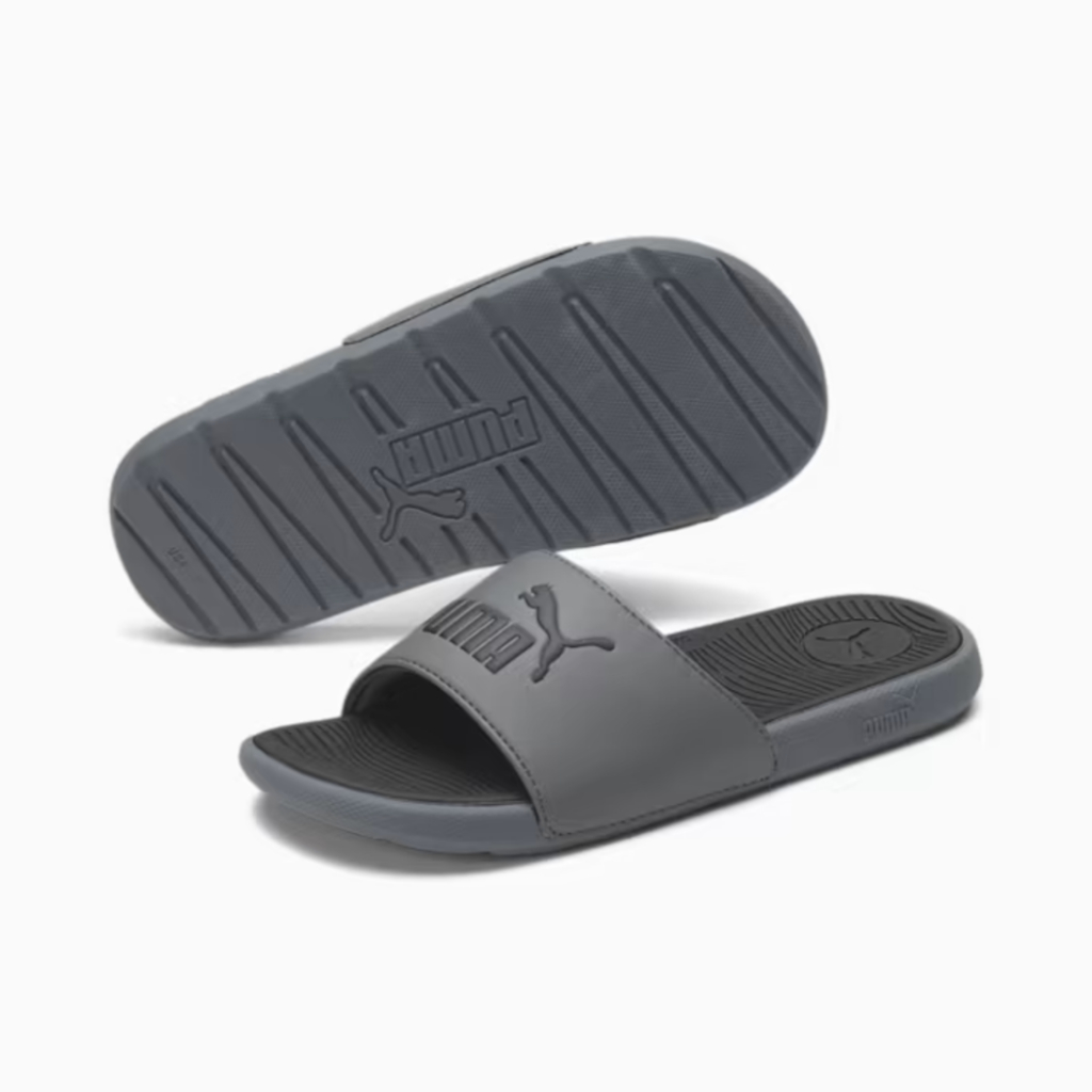 PUMA Cool Cat 2.0 Junior Slides - Grey | Shopee Malaysia