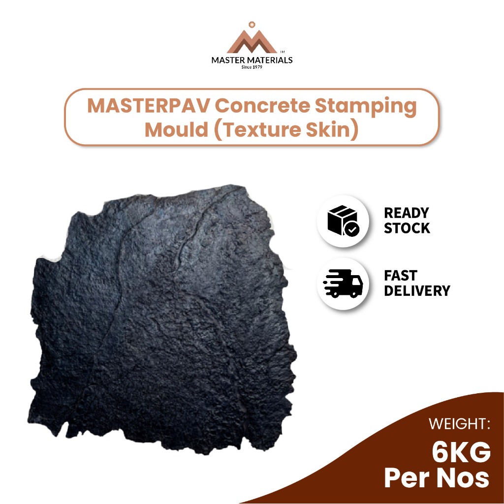 MASTERPAV Concrete Stamping Mould - Texture Skin (6kg) | Shopee Malaysia