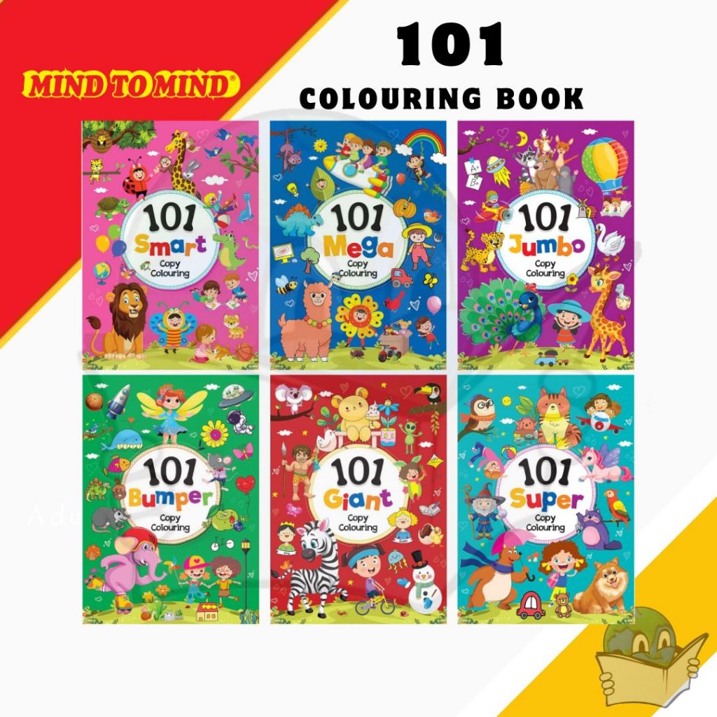 101 Copy Colouring - Smart/Mega/Jumbo/Bumper/Giant/Super [Mind to Mind ...