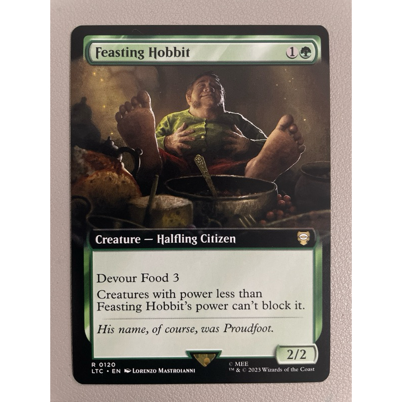 MTG:The Lord of the Rings (LTR) R0120 - Feasting Hobbit | Shopee Malaysia