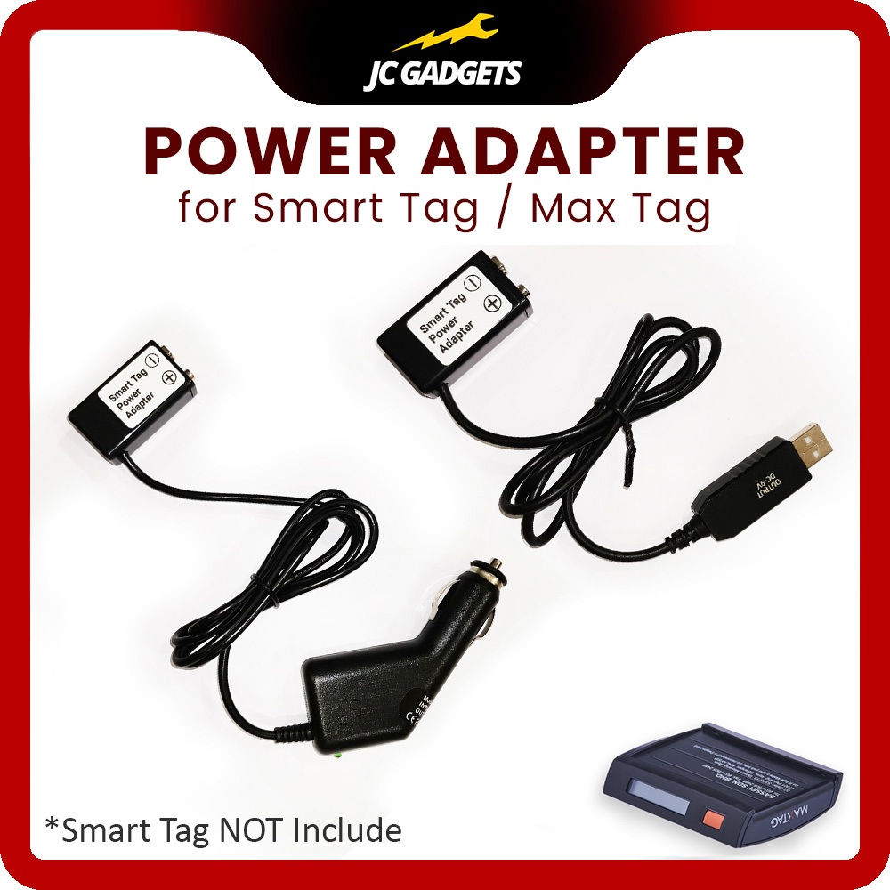 Power Adapter for Smart Tag / MAX Tag Car Charger Battery Eliminator ...