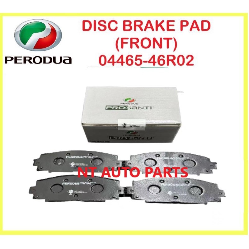 ORIGINAL PERODUA ALZA 2014 DEPAN BRAKE PAD 04465-46R02 (1set) FRONT ...