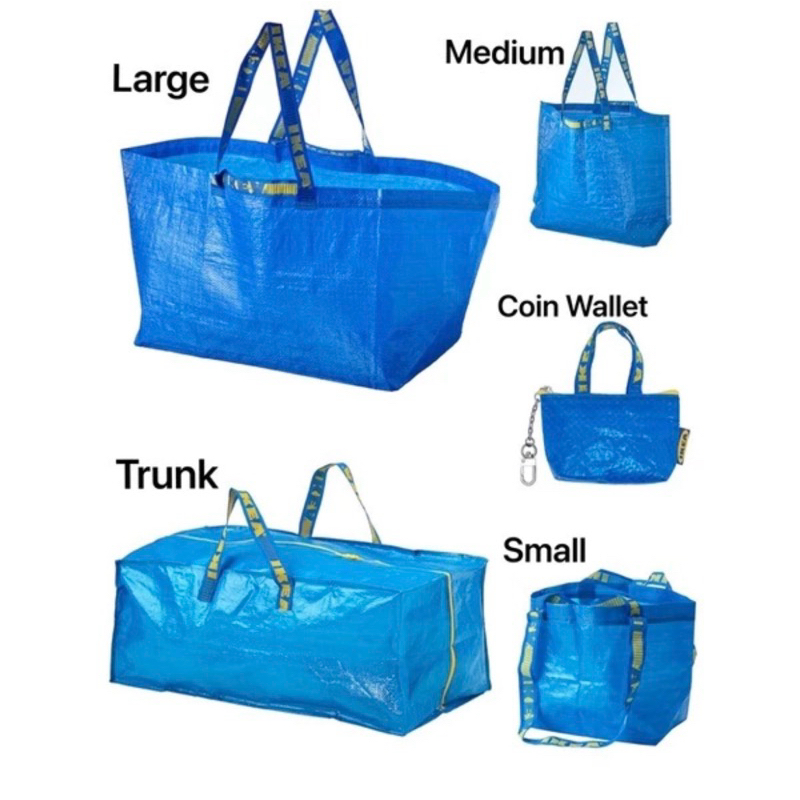 IKEA BLUE BAG REUSABLE( BEG BIRU IKEA) | Shopee Malaysia