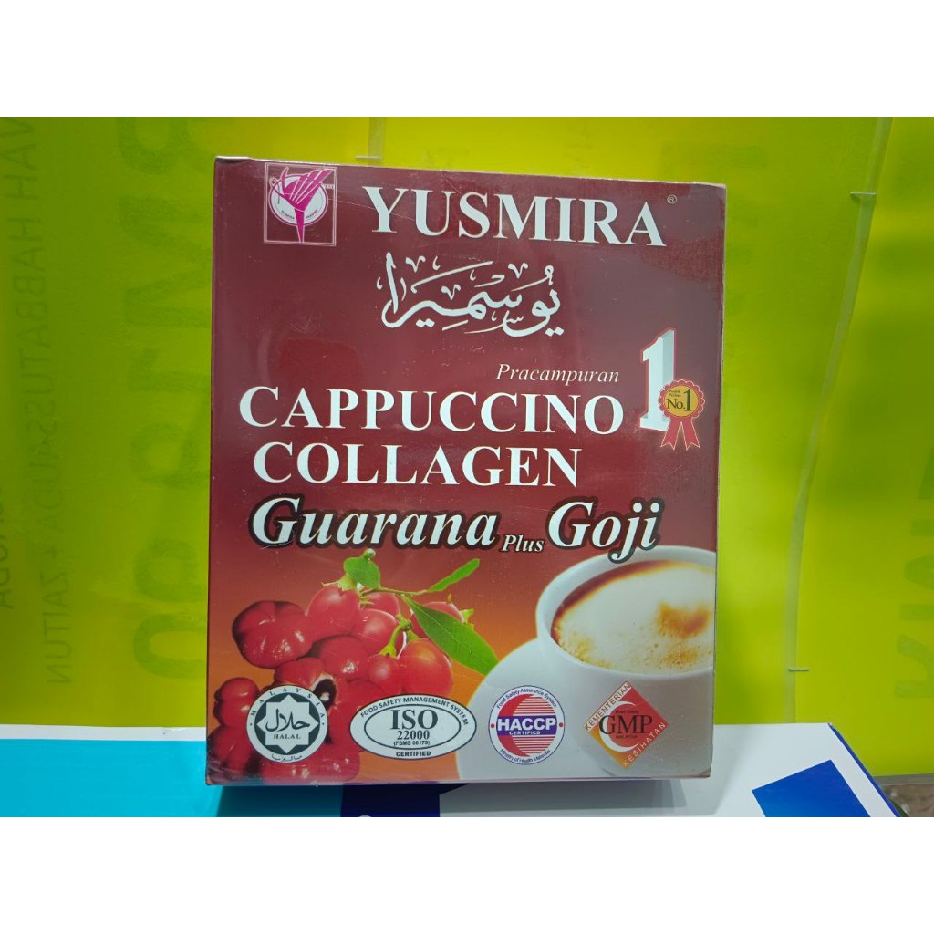 Yusmira Trading Kopi Pracampuran Cappuccino Collagen Guarana Plus Goji ...