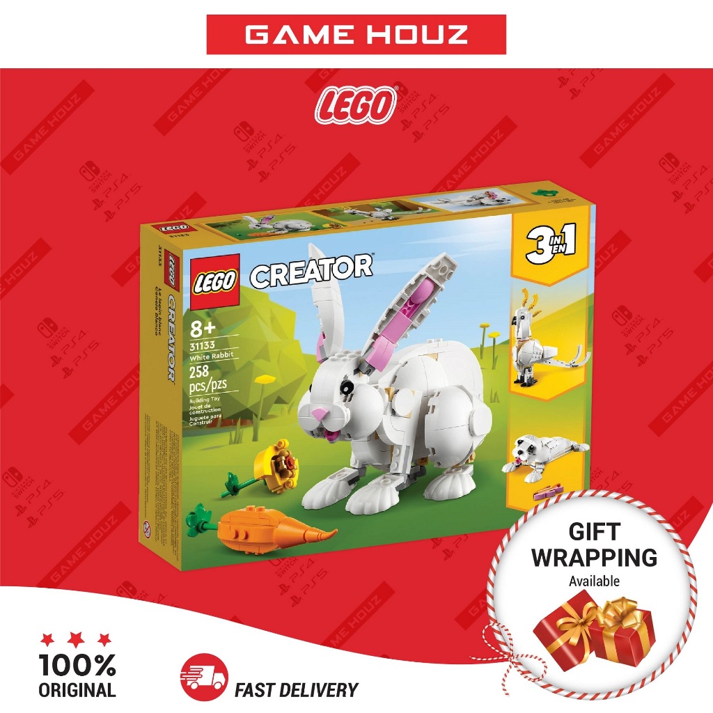 LEGO Creator 3in1 White Rabbit (LG31133) | Shopee Malaysia