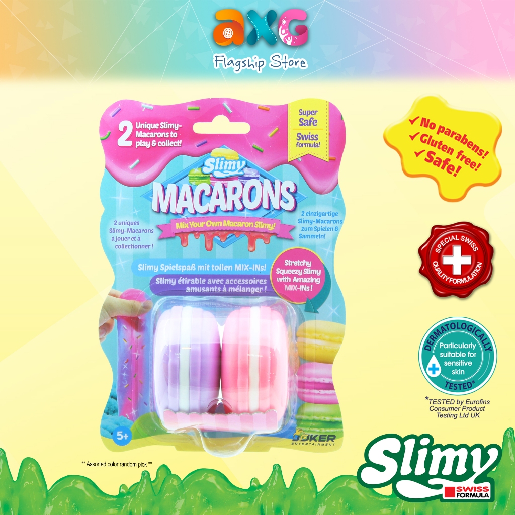 RAYA SALES | Slimy Macarons Slime Pack - Assorted Color Design Mystery ...