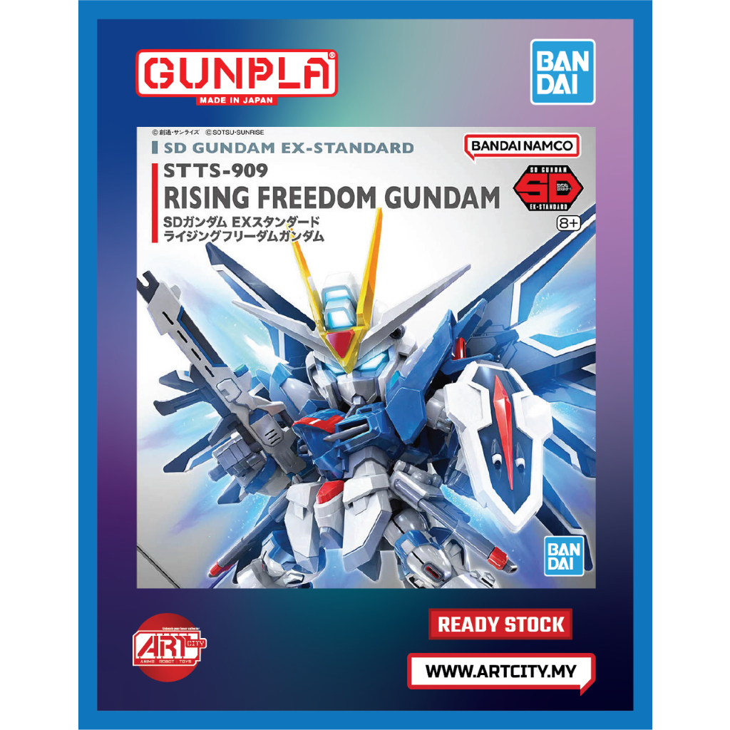 (READY STOCK) Bandai SD - SD Gundam EX Standard - Rising Freedom Gundam - Gundam Seed Freedom ...