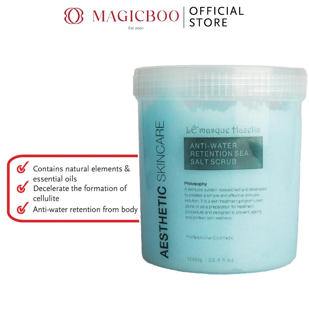 Magicboo Lemasque Anti-Water Retention Sea Salt Scrub 1000ml | Shopee ...