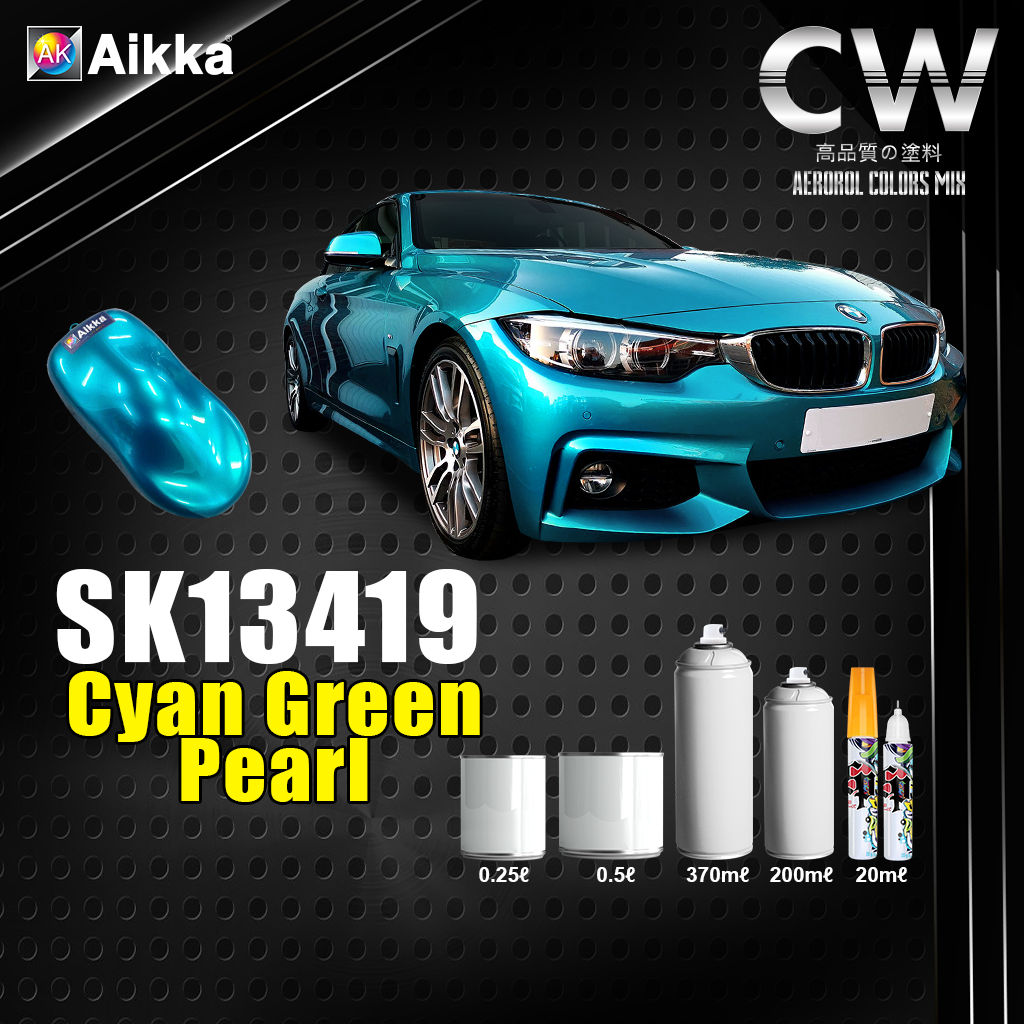 2K Paint 【 AIKKA SK13419 Cyan Green 】 YAMAHA Y15 V2 CYAN Colour Car ...