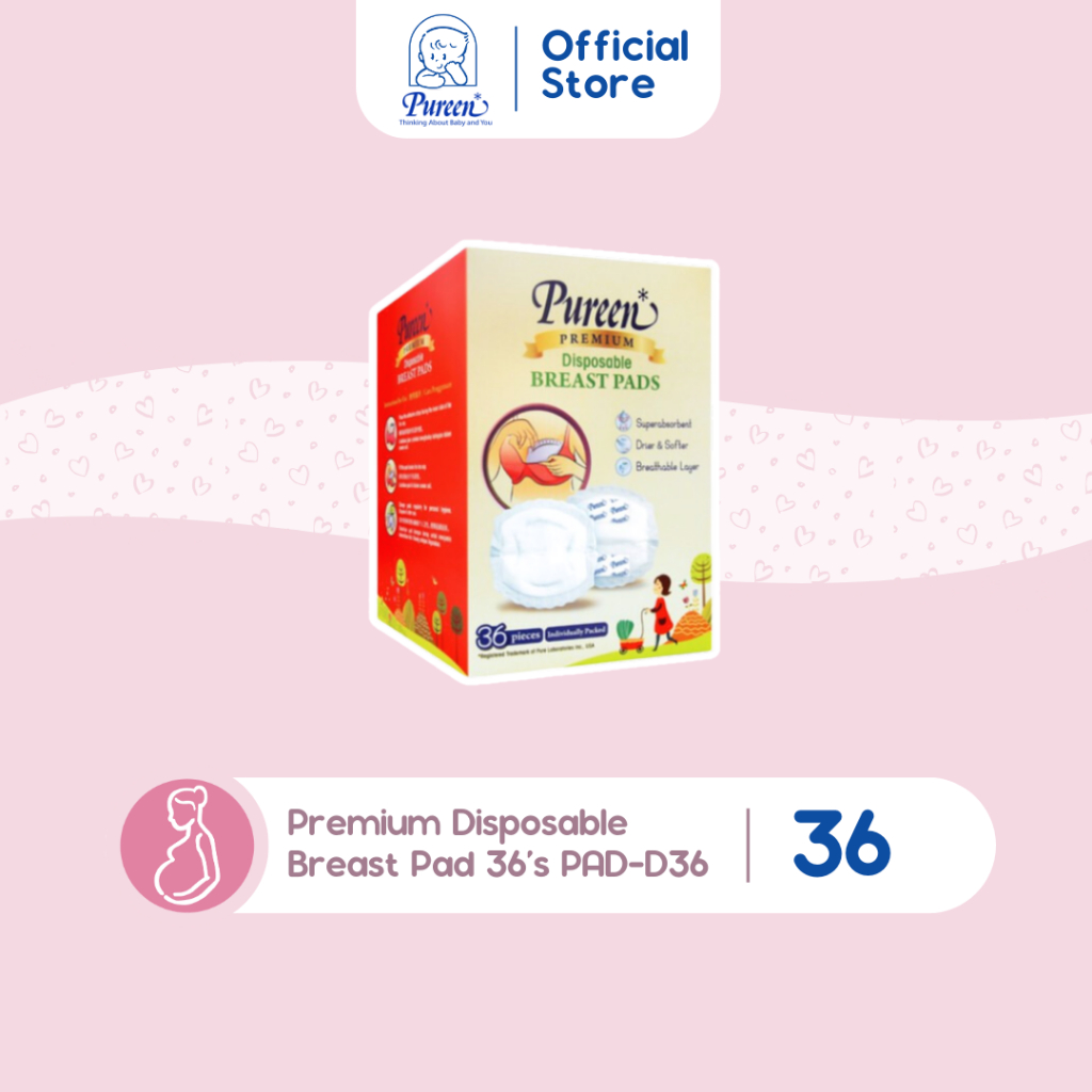 Pureen Premium Disposable Breast Pad (36's) PAD-D36 | Shopee Malaysia