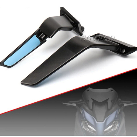 TMAX T-MAX WINGLET SIDE MIRROR Sports Wing Mirrors (New Stock New Model ...