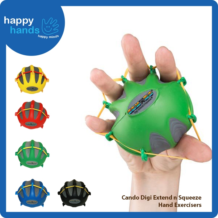 Cando Digi Extend n Squeeze Hand Exercisers I Medium Size I Develop ...