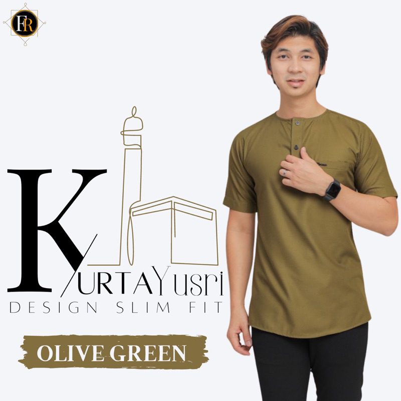KURTA YUSRI SLIM FIT NEW DESIGN RAYA 2024 | Shopee Malaysia