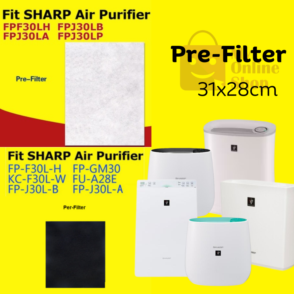 Sharp Air purifier pre- filter FZF30HFE SHARP FZ-F30HFE FP-F30 FP-GM30 ...
