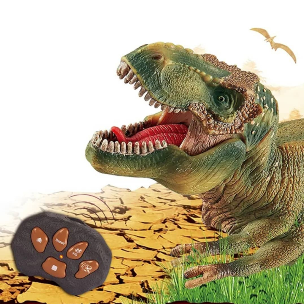 T- Rex Remote Control Dinosaur Toy For Kid With Light and Sound And ...