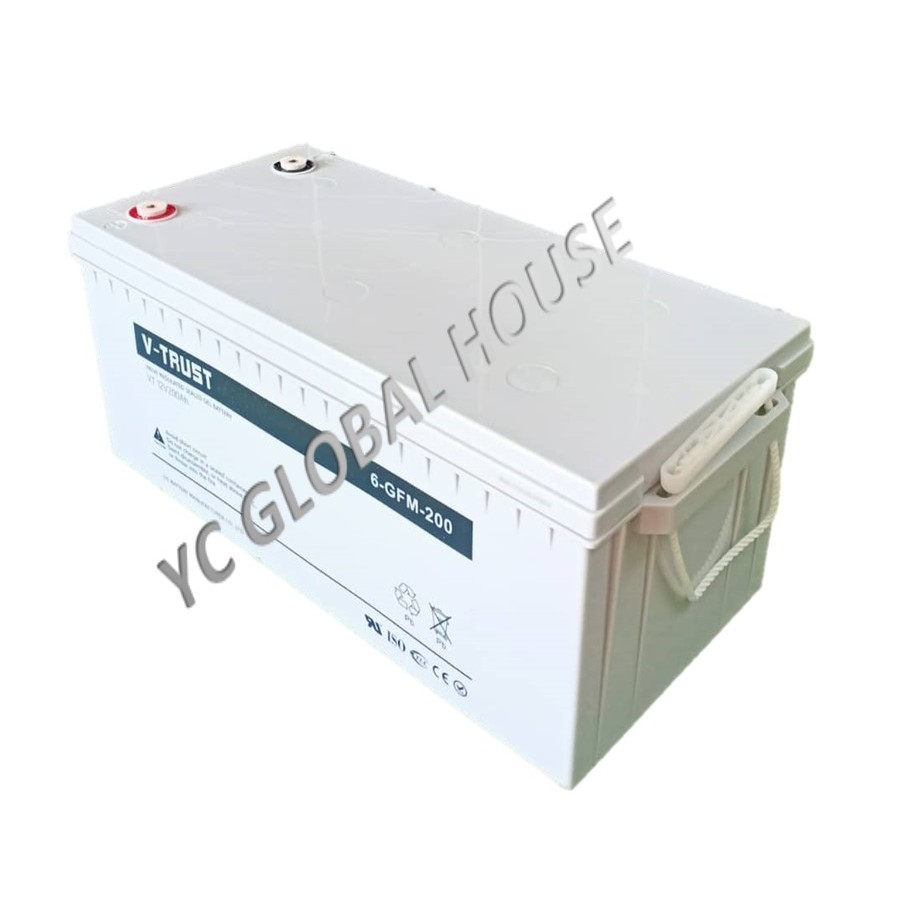 NPP V-Trust Solar Gel type DEEP CYCLE Battery 200Ah (Ready Stock) (No deliver EAST MALAYSIA ...