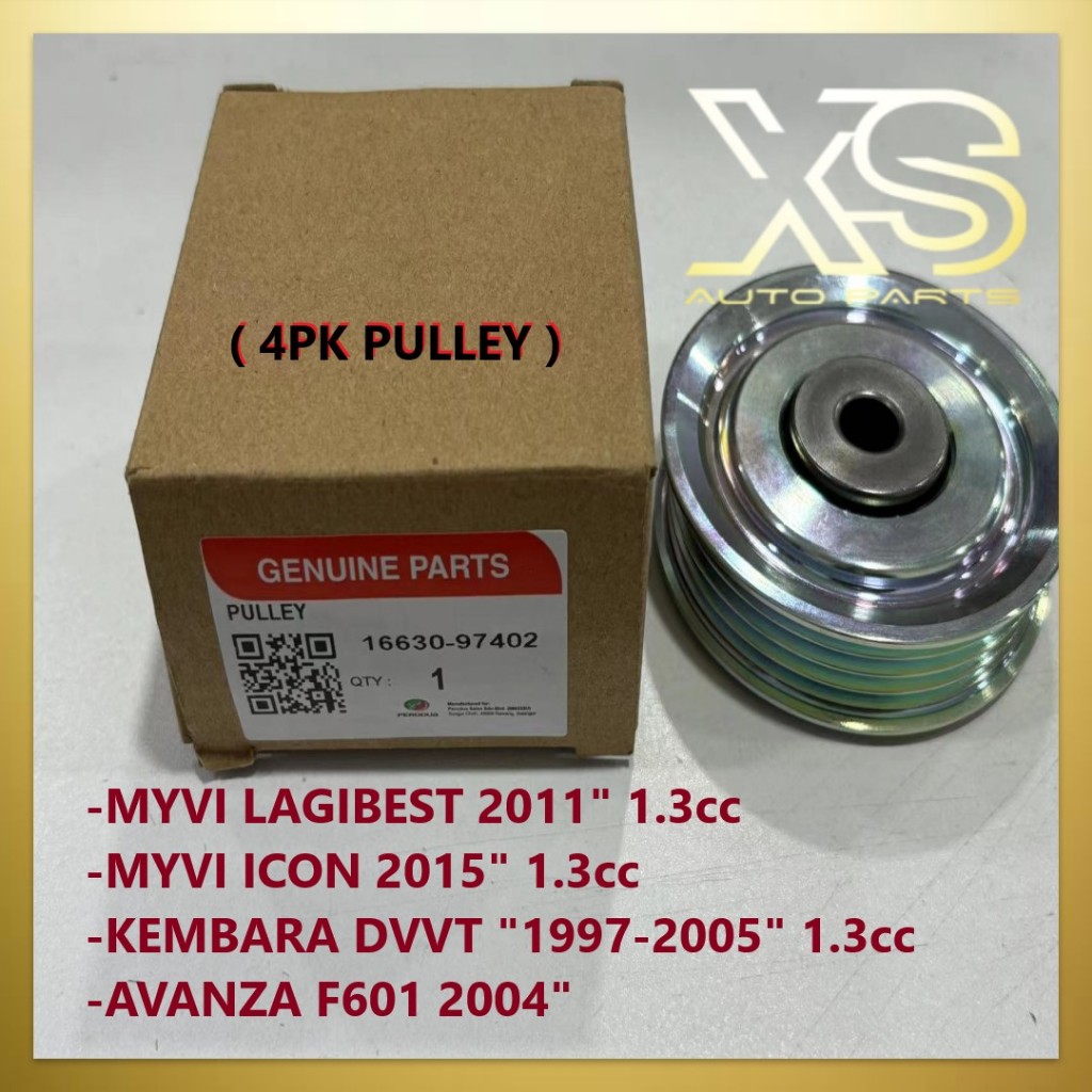 FAN BELT IDLER TENSIONER PULLEY 4PK OR 6PK FOR PERODUA MYVI LAGI BEST 1 ...