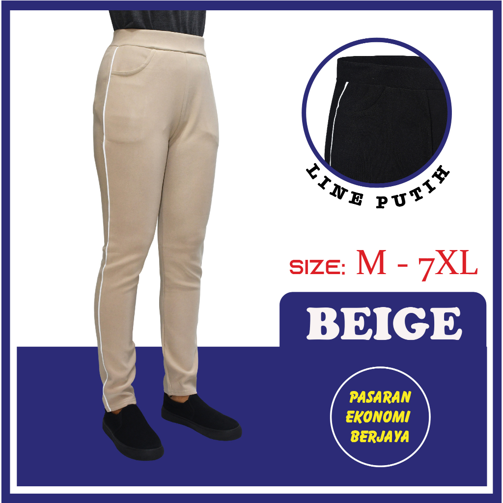 SELUAR SLEK WANITA JUMBO SIZE 914-1# 12601# SLIM FIT SLACK PANTS WOMEN ...