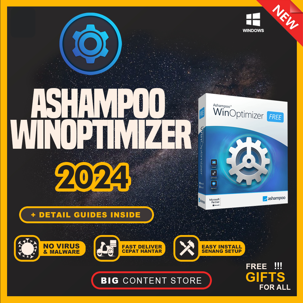 Ashampoo WinOptimizer 26.00💯 EASY INSTALL SOFTWARE 💯 LIFETIME PREMIUM 💯 ...