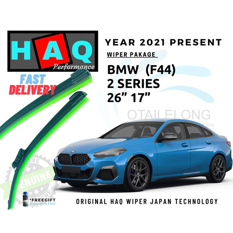 HAQ Silicone Wiper Japan Technology For BMW 2 Series Gran Coupe 2021 - Present ( F44 ) | Shopee ...